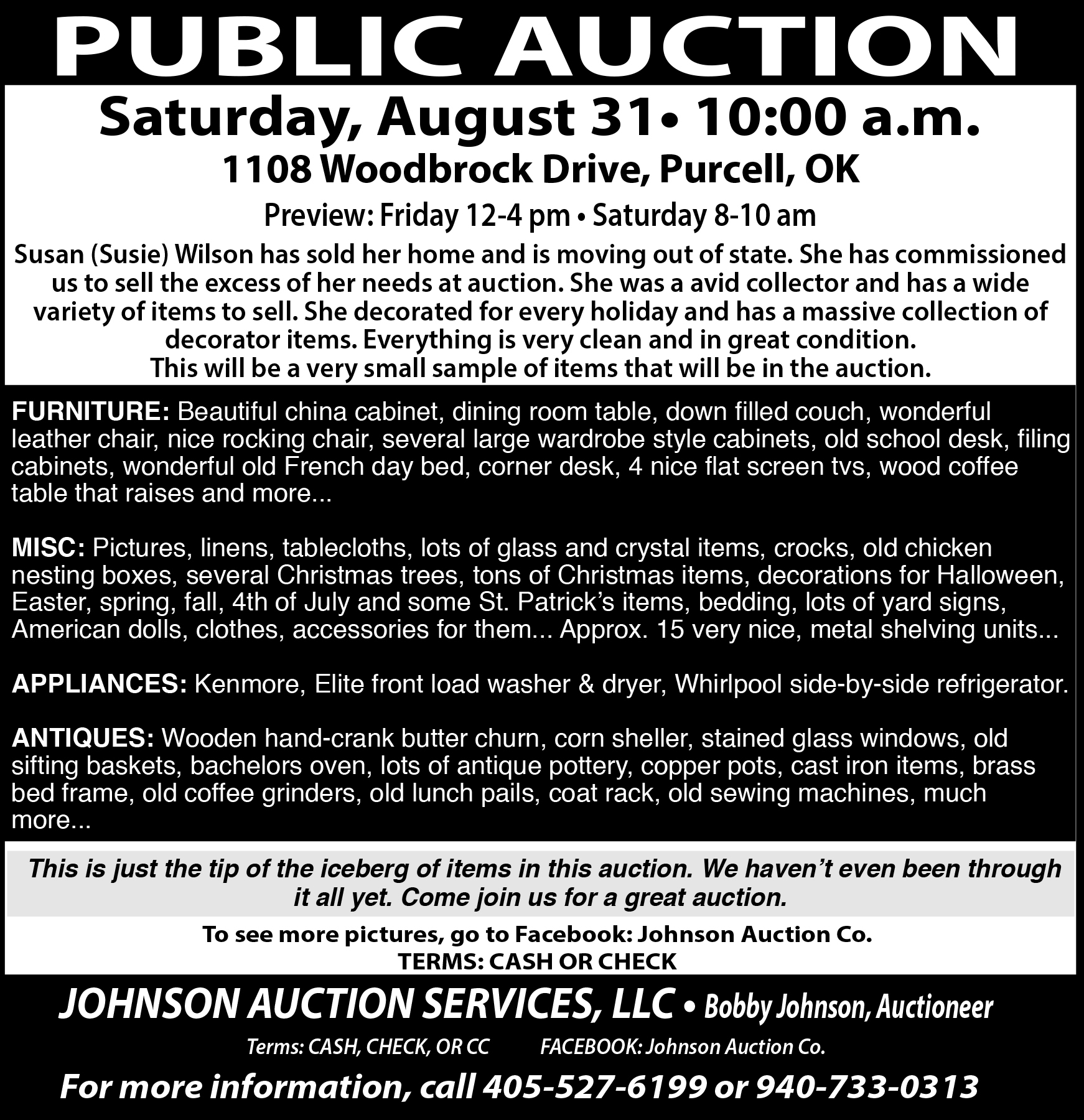Auctions – Shopper News Note
