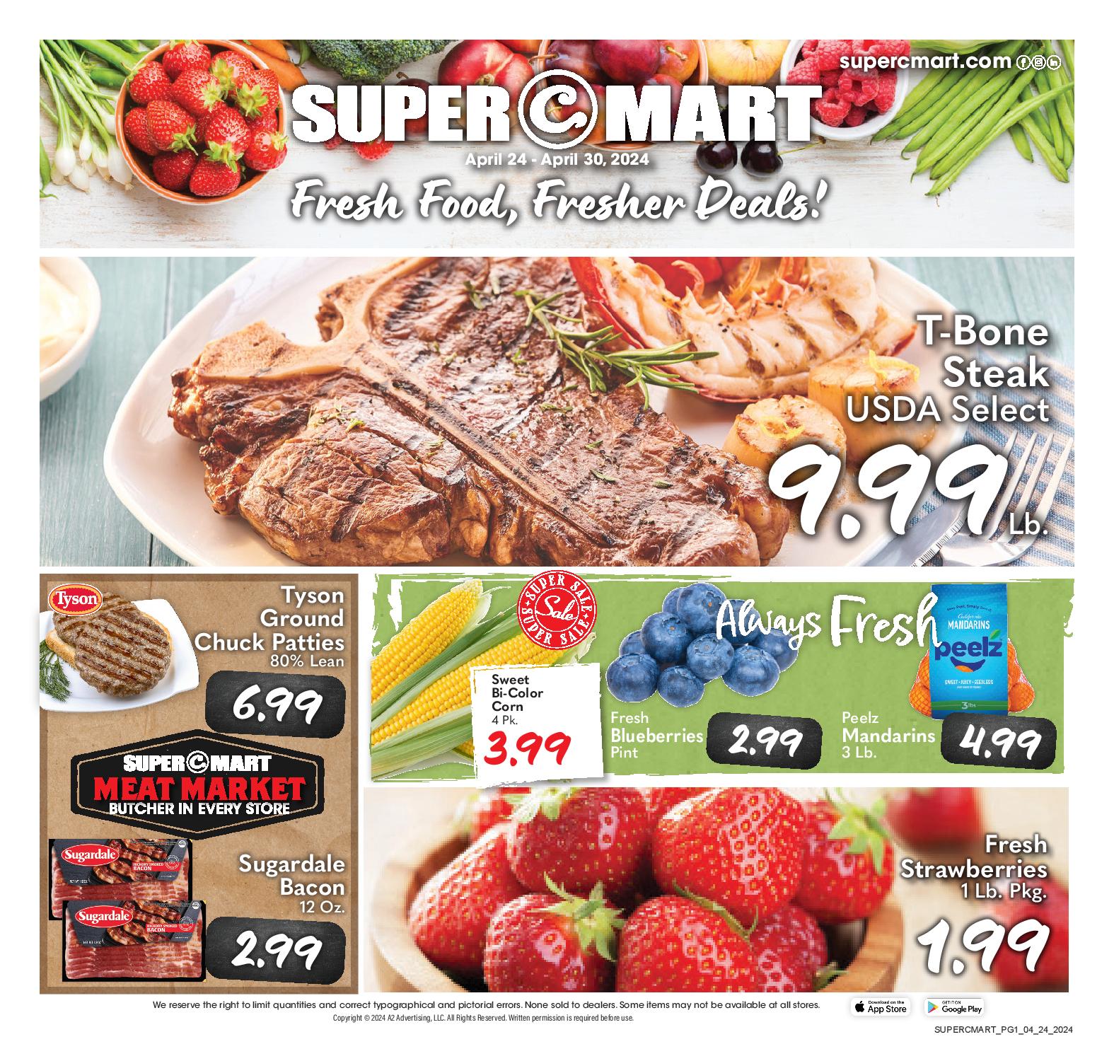 Fresh Foods, Fresh Deal at your hometown Super C Mart – Shopper News Note